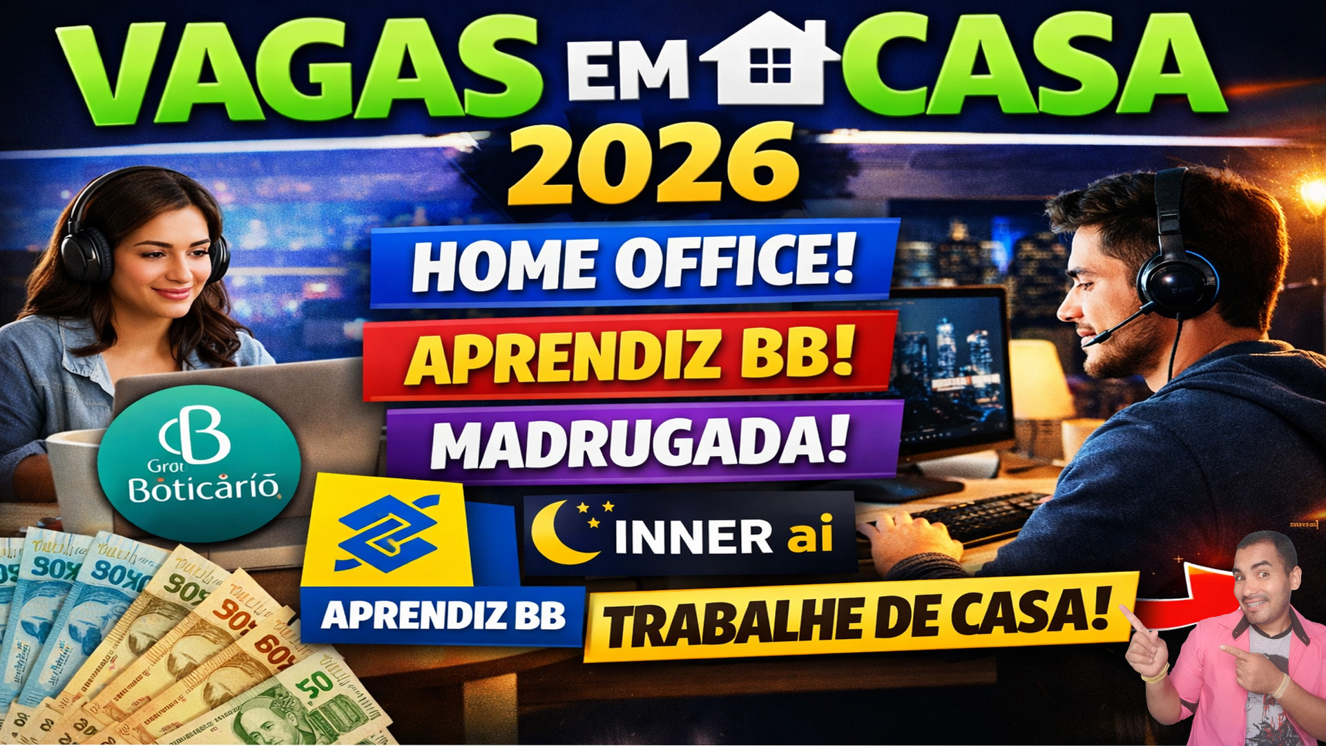 Vagas para Trabalhar em Casa em 2026: Home Office, Madrugada e Programa ...