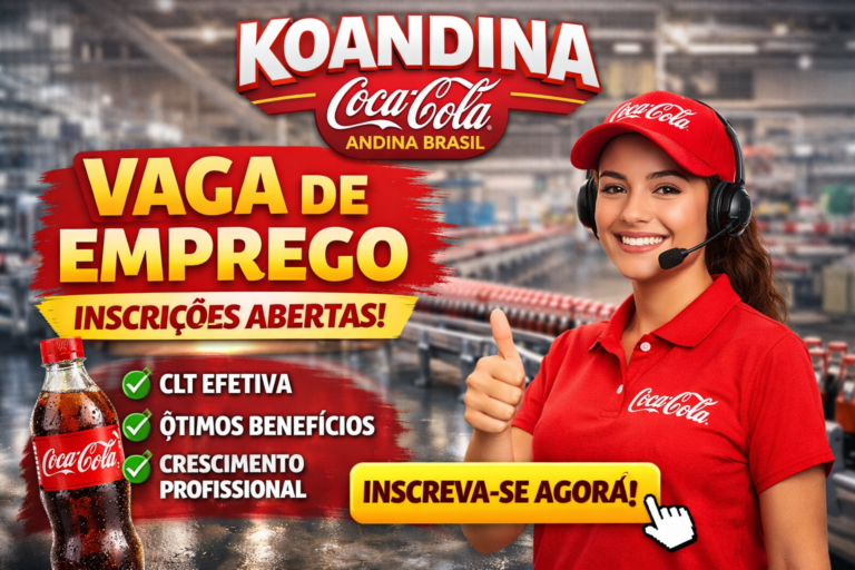 📢 Vaga Aberta na Koandina (Coca-Cola Andina Brasil): Inscreva-se Agora!